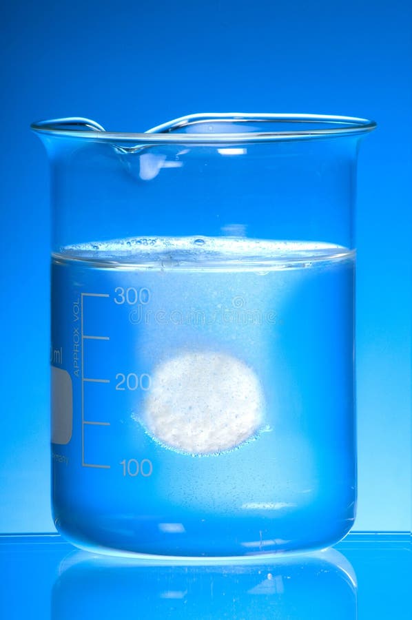 Tablet in the water stock photo. Image of tablet, dissolving - 14242054