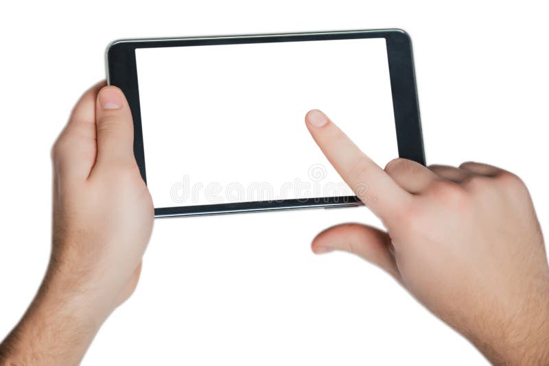 Tablet on a White Background, Business Ideas, Online Sales, Frame Ideas ...