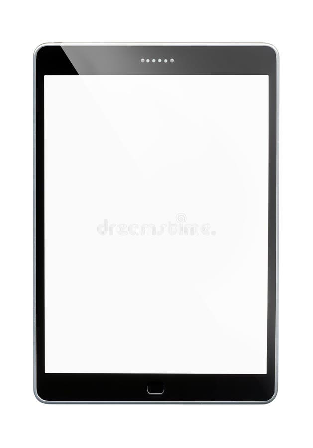 Tablet on white background stock image. Image of touch - 145883571