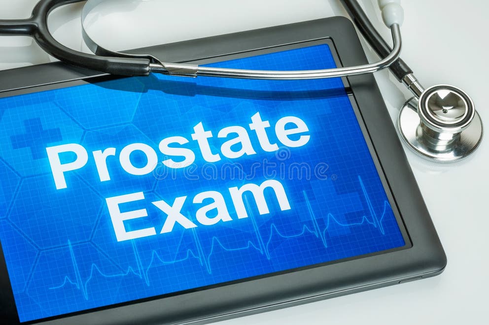 Tablet with the Word Prostate Exam Stock Image - Image of prostate ...