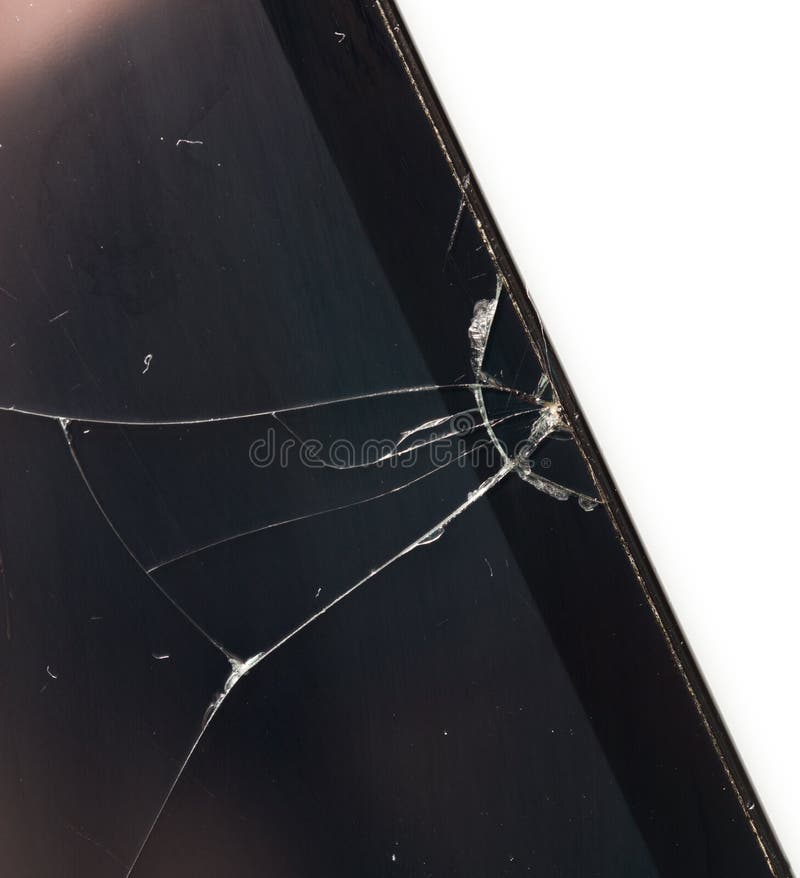 Tableta Con Una Pantalla Quebrada Como Fondo Foto de archivo - Imagen ...