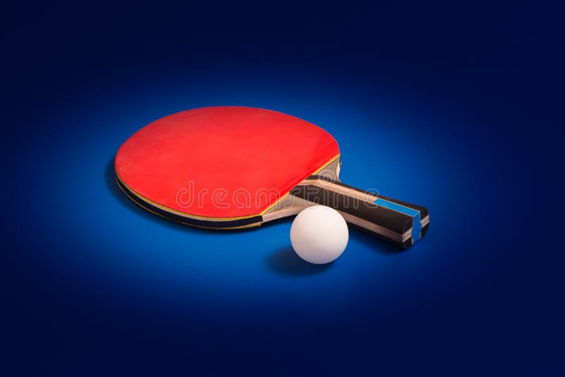 Hand Sketch Table Tennis Racket and Ball Stock Vector - Illustration of ...