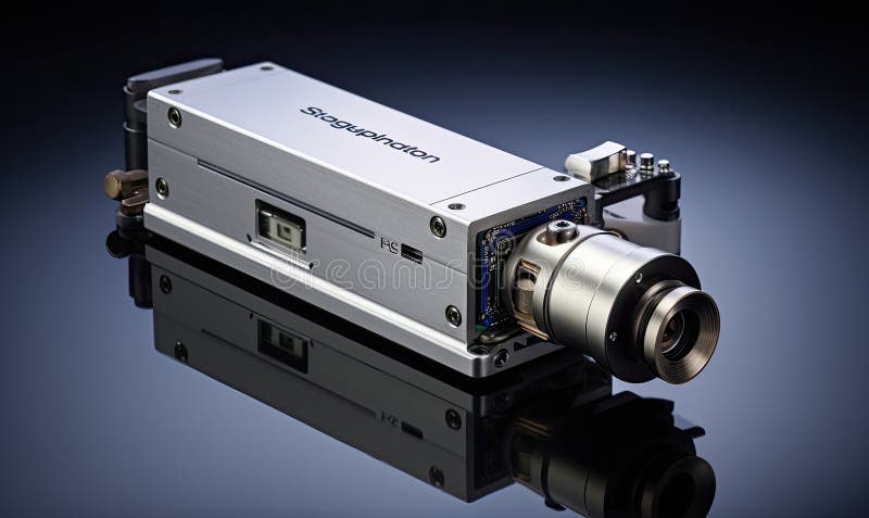 A Tabletop Camera Ready To Capture Moments Stock Illustration ...