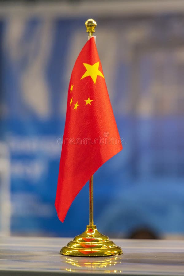 Tabletop China Flag stock image. Image of 2022, china - 261593549