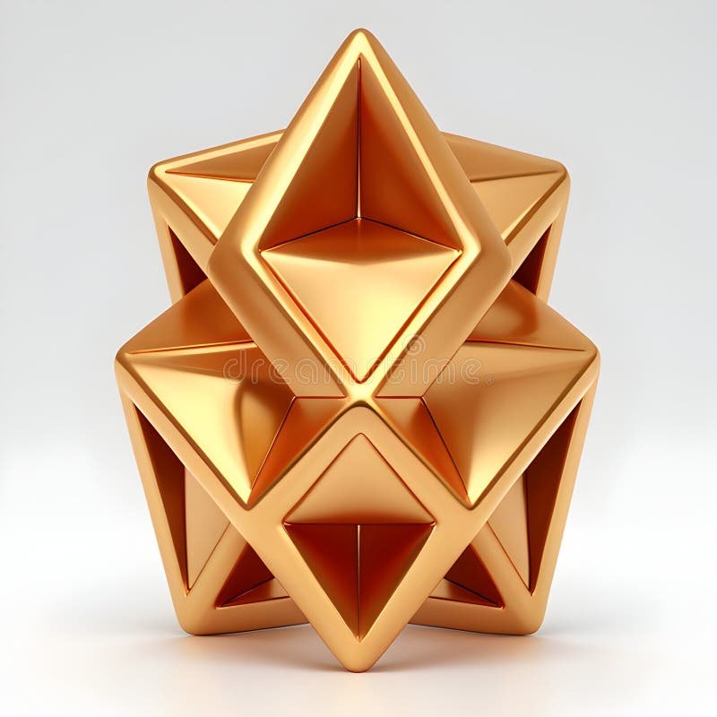 Tabletop Gold Jewelry. Rhombus Stock Illustration - Illustration of ...