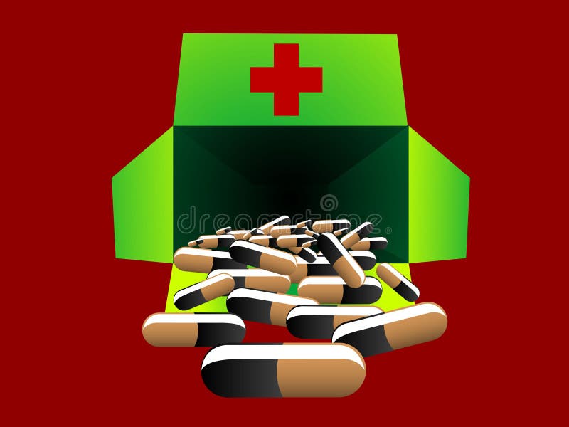 Tablets In Box Picture. Image: 5436257