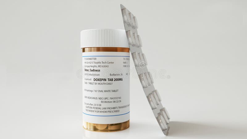 Tablets in a Can Against Depression - Concept of Antidepressants and ...