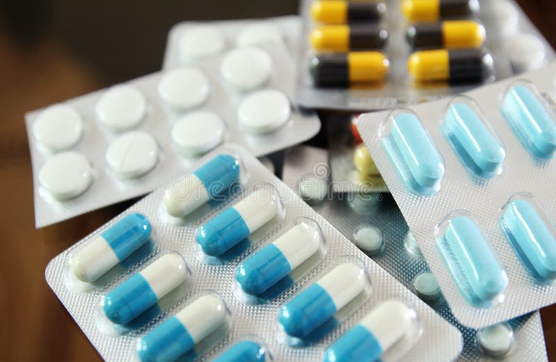 Tablets and Capsules stock image. Image of cure, pack - 26641521