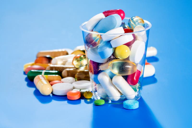 Tablets and capsules stock photo. Image of medication - 36343136