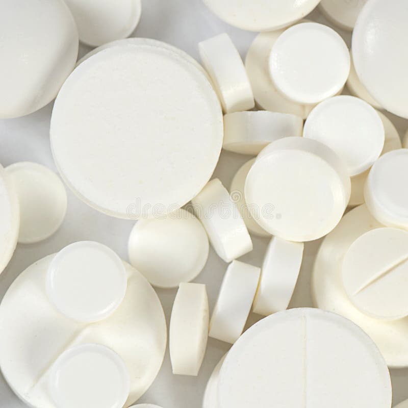 Tablets Close Up. a Medical Background Stock Image - Image of chemistry ...