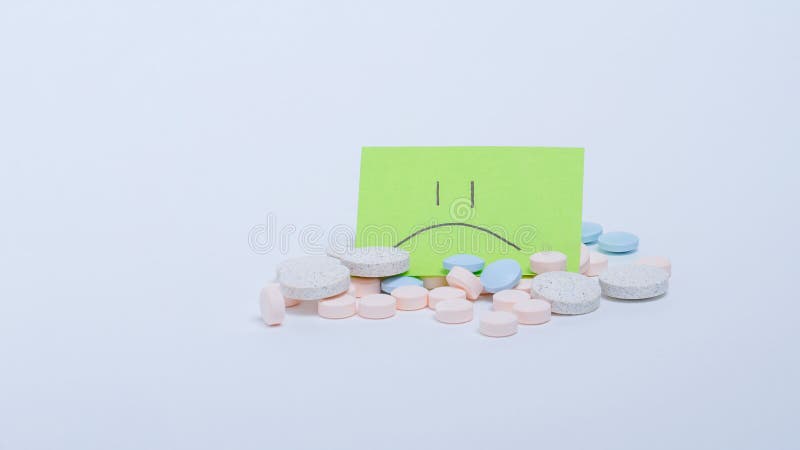 Tablets of Different Types and Colors in the Package and with it Stock ...