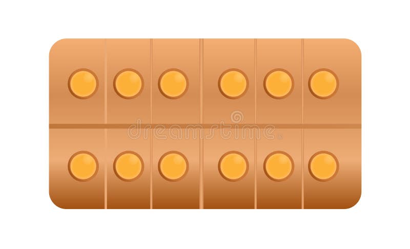 Tablets or drugs stock vector. Illustration of objects - 13460483