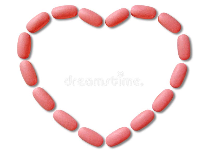 Tablets for heart stock photo. Image of close, group, colors - 8426926