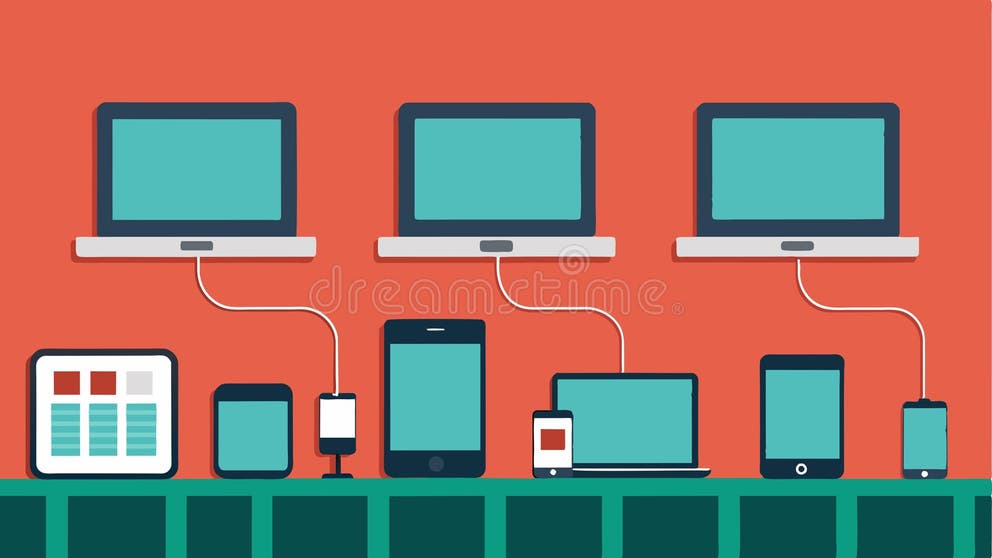 Students Tablets Stock Illustrations – 192 Students Tablets Stock ...