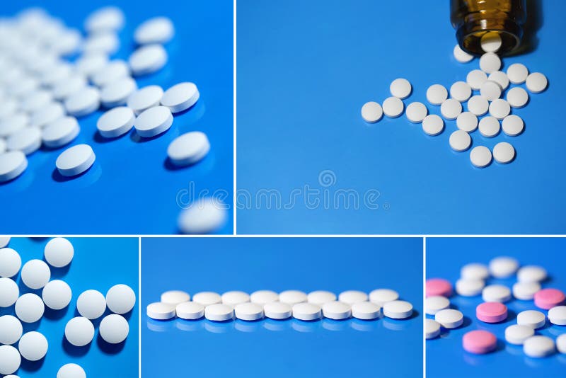 Collage of medical. stock photo. Image of closeup, pharmaceutical ...