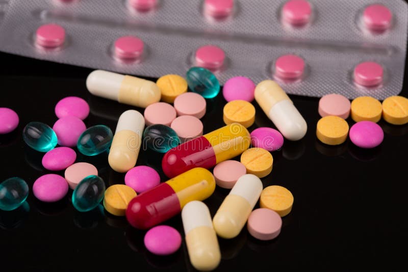 Tablets pills stock image. Image of medicament, group - 94307563