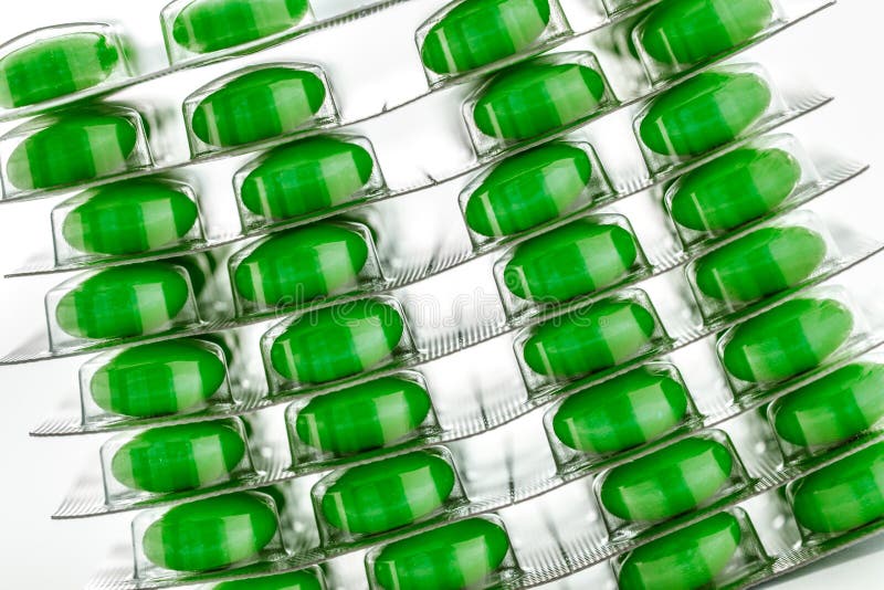 Tablets in plastic packing stock image. Image of close - 53342625