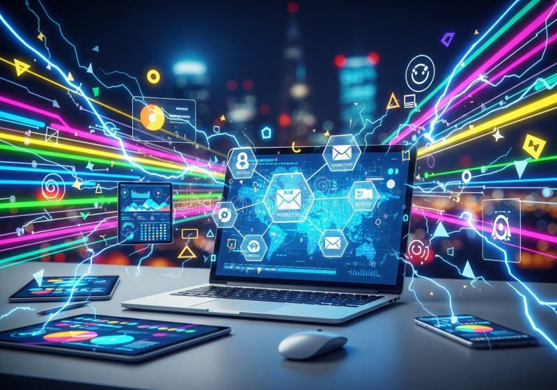 Enhancing Laptop Connectivity Stock Illustrations – 461 Enhancing ...