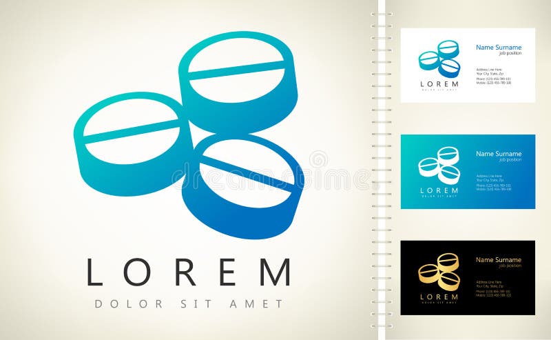 Tablets Vector. Medical Concept. Three Pills Stock Vector ...