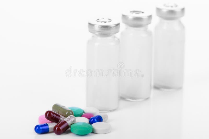 Pharmacology Tablets Vials Syringes Stock Image - Image of aspirin ...