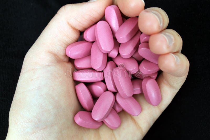 Tablets. Vitamins. Dietary Supplement Stock Photo - Image of capsule ...