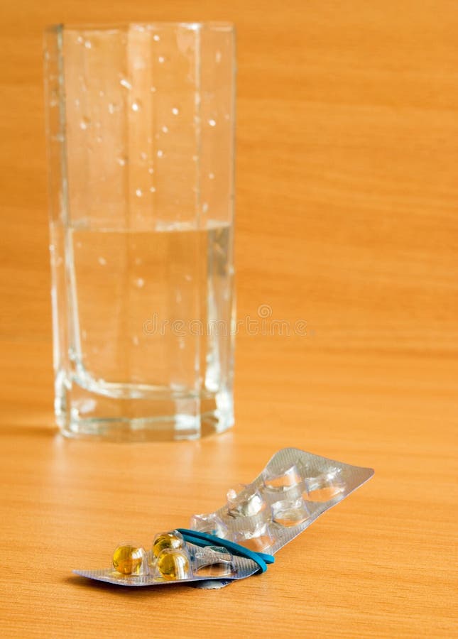 Tablets with water stock photo. Image of antibiotic, bunch - 23554450