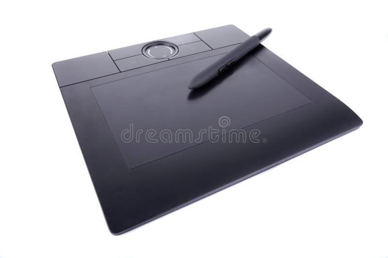 Tablette de crayon lecteur image stock. Image du affaires - 4508983