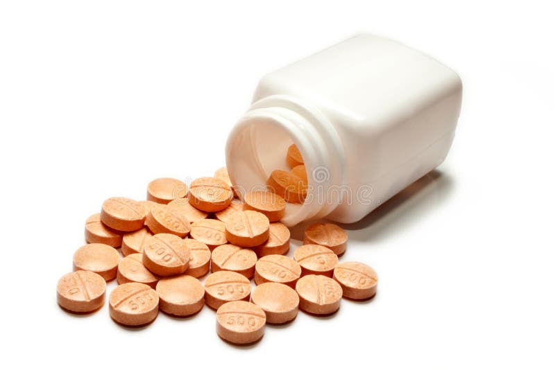 Tabletten stockfoto. Bild von vitamine, behandlung, orange - 22888300