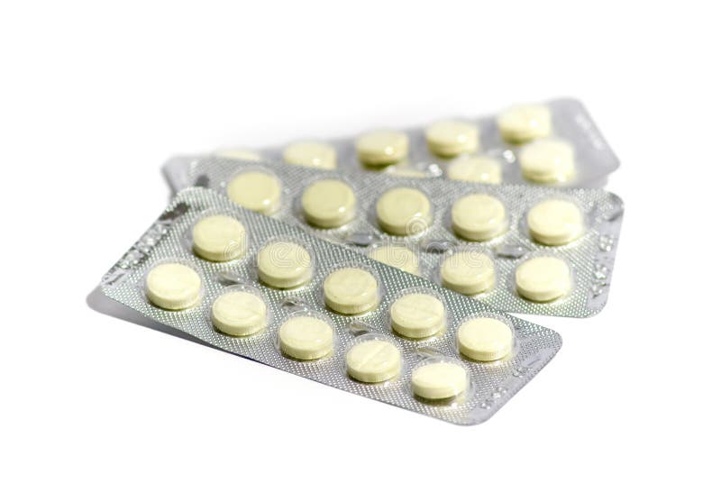 Gelbe Tabletten stockbild. Bild von nashville, getrennt - 13522865