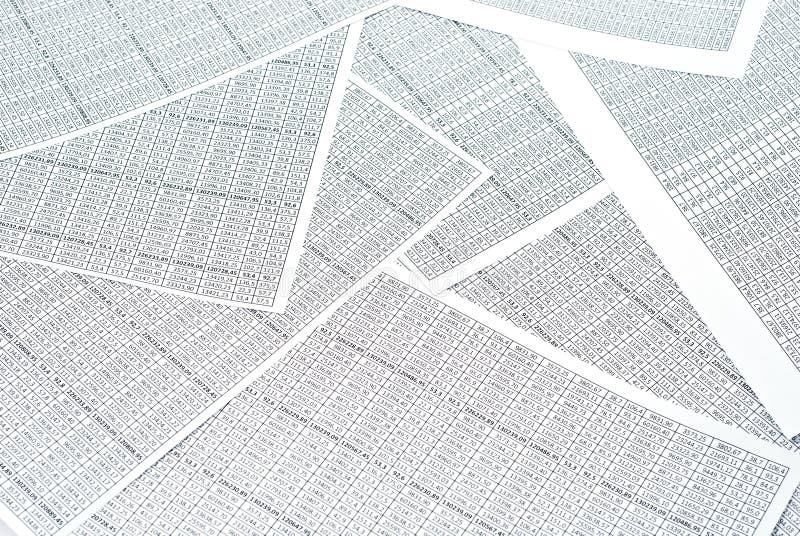 Tableurs photo stock. Image du document, positif, horizontal - 18725498