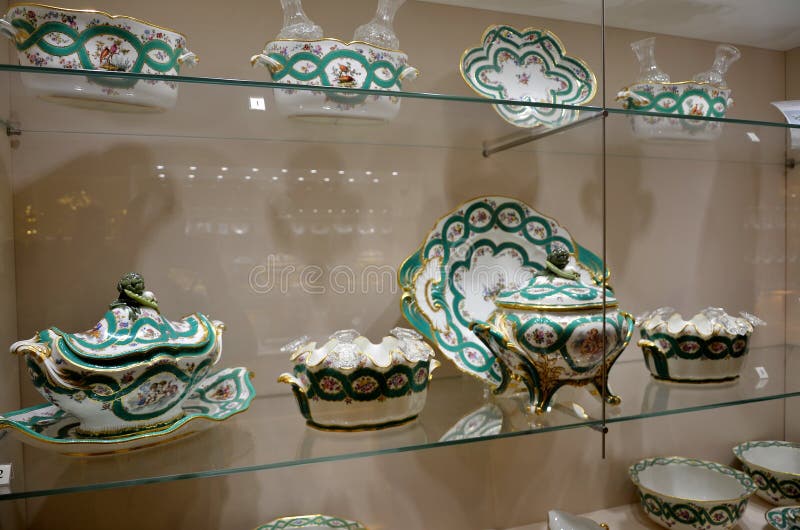 Tableware from the Austrian Empire Editorial Stock Photo - Image of ...