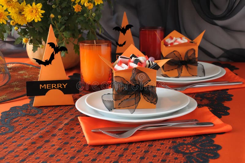 Tableware Halloween stock image. Image of catering, bouquet - 21508559