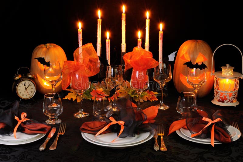Tableware Halloween stock photo. Image of style, tradition - 24472224