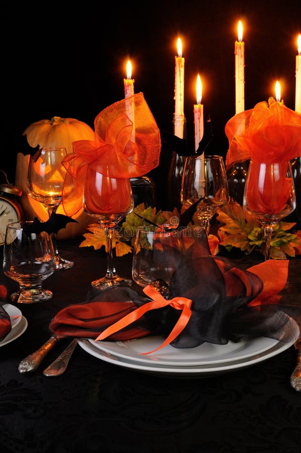 Tableware Halloween stock photo. Image of style, tradition - 24472224