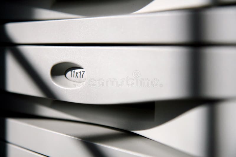 Tabloid Printer Architecture Stock Image - Image of curve, window: 2569075