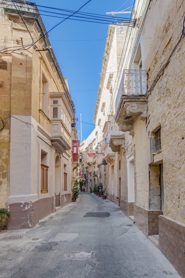 Tabone Street in Vittoriosa, Malta Editorial Photography - Image of ...
