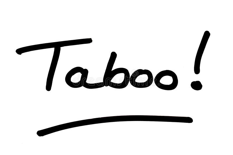 Taboo subject concept icon stock vector. Illustration of complex ...