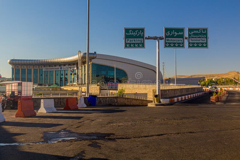 TABRIZ, IRAN - JULY 15, 2019: Central Bus Terminal in Tabriz, Ir ...