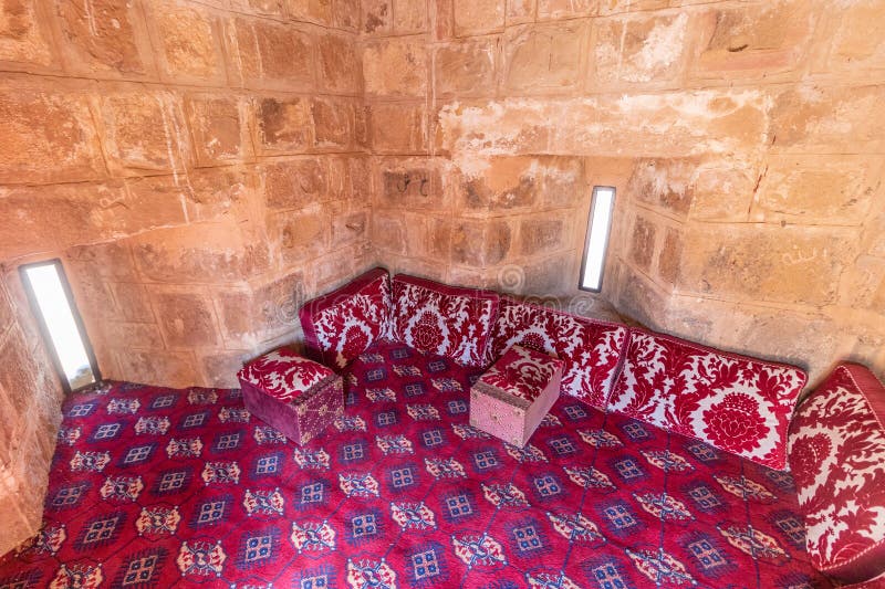 TABUK, SAUDI ARABIA - NOVEMBER 7, 2021: Room in Tabuk Castle, Saudi ...
