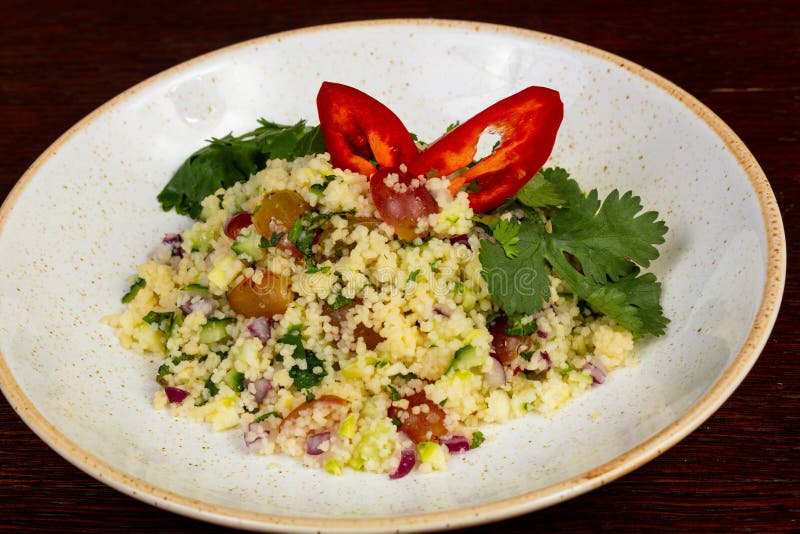 Tabule with herbs stock image. Image of delicious, natural - 127046899