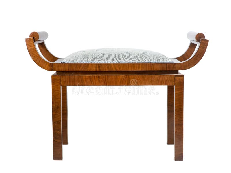 Taburete vintage art deco foto de archivo. Imagen de muebles - 255016074