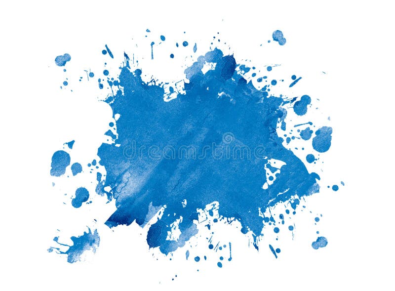 Tache bleue illustration stock. Illustration of liquide - 9575691
