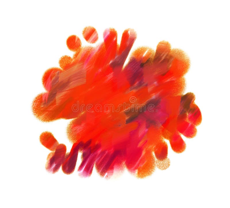 Tache rouge illustration stock. Illustration du inkblot - 63886594