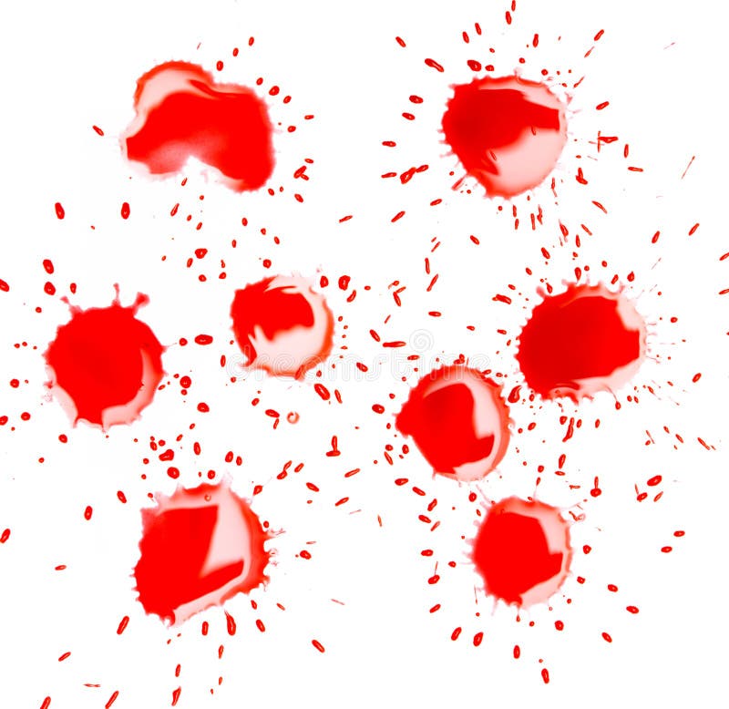 Tache Rouge De Tache Sur Le Fond Blanc Photo stock - Image du lumineux ...