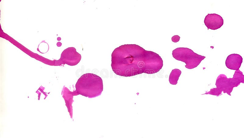 Taches roses d'encre illustration stock. Illustration du pastel - 48636270