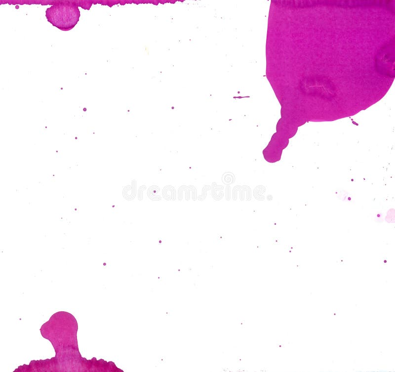 Taches roses d'encre illustration stock. Illustration du peinture ...