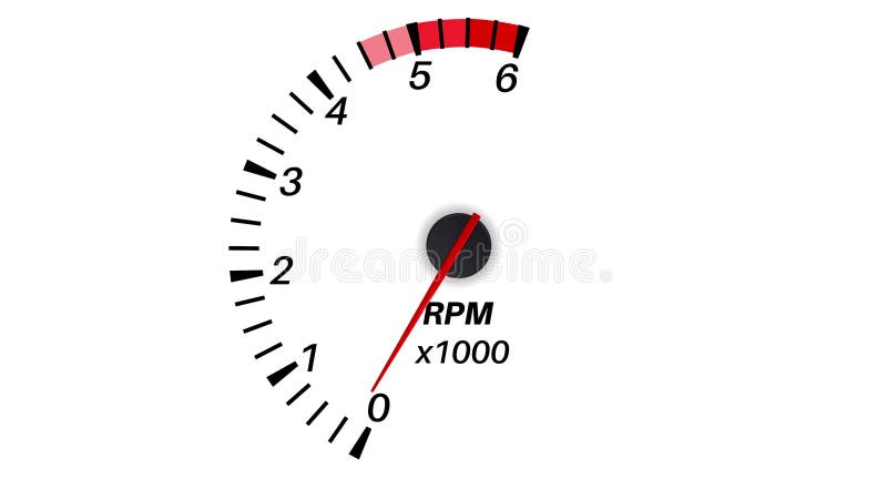 Animated Tachometer Speeding Stock Video - Video of equipment ...