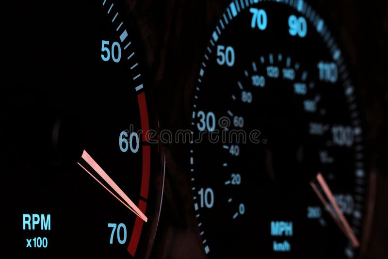 Tachometer in red sphere stock photo. Image of analogous - 246601212