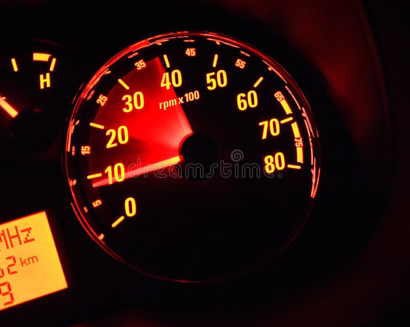 Tachometer Revving Picture. Image: 6723374