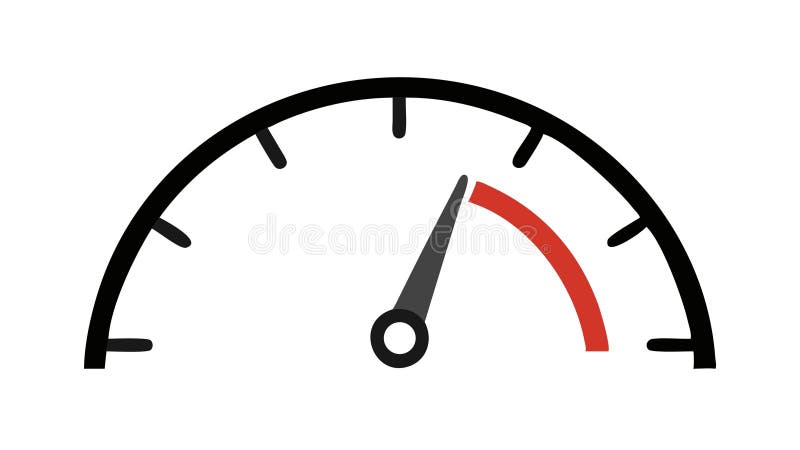 Tachometer Speed Dial Vector Icon â€ Performance Vehicle, Vector Design ...